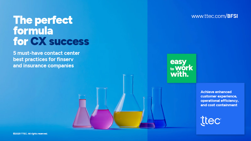 Choosing the right BFSI CX Partner | TTEC