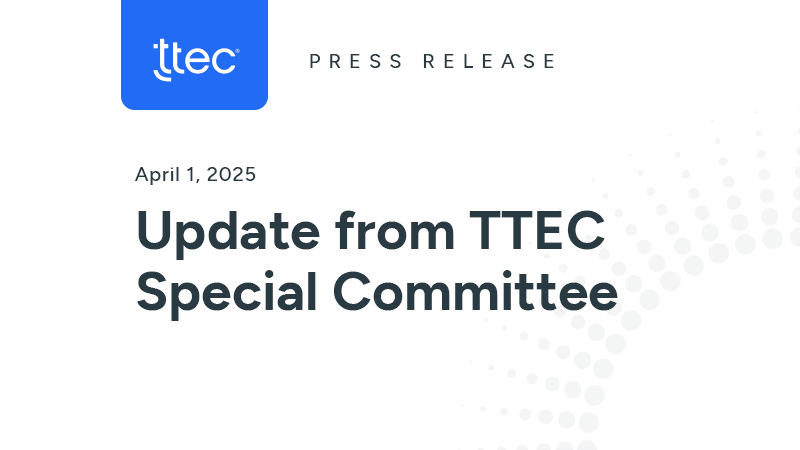 Update from TTEC Special Committee | TTEC