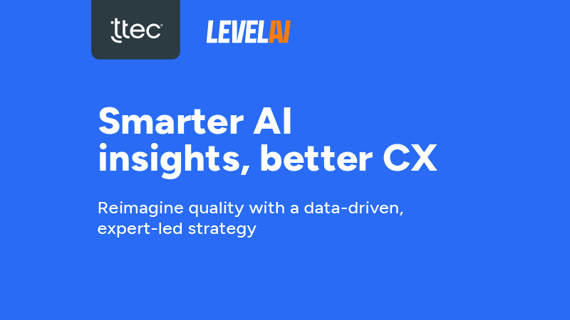 Smarter AI insights, better CX | TTEC